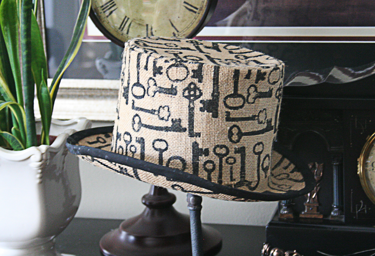 Chloe s Crafts Cover A Top Hat With Fabric Celebrate Decorate
