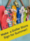 Make a Dollar Store Sign for Summer - Celebrate & Decorate