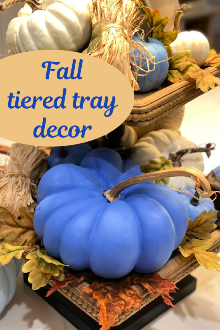 Fall Tiered Tray Decor - Celebrate & Decorate