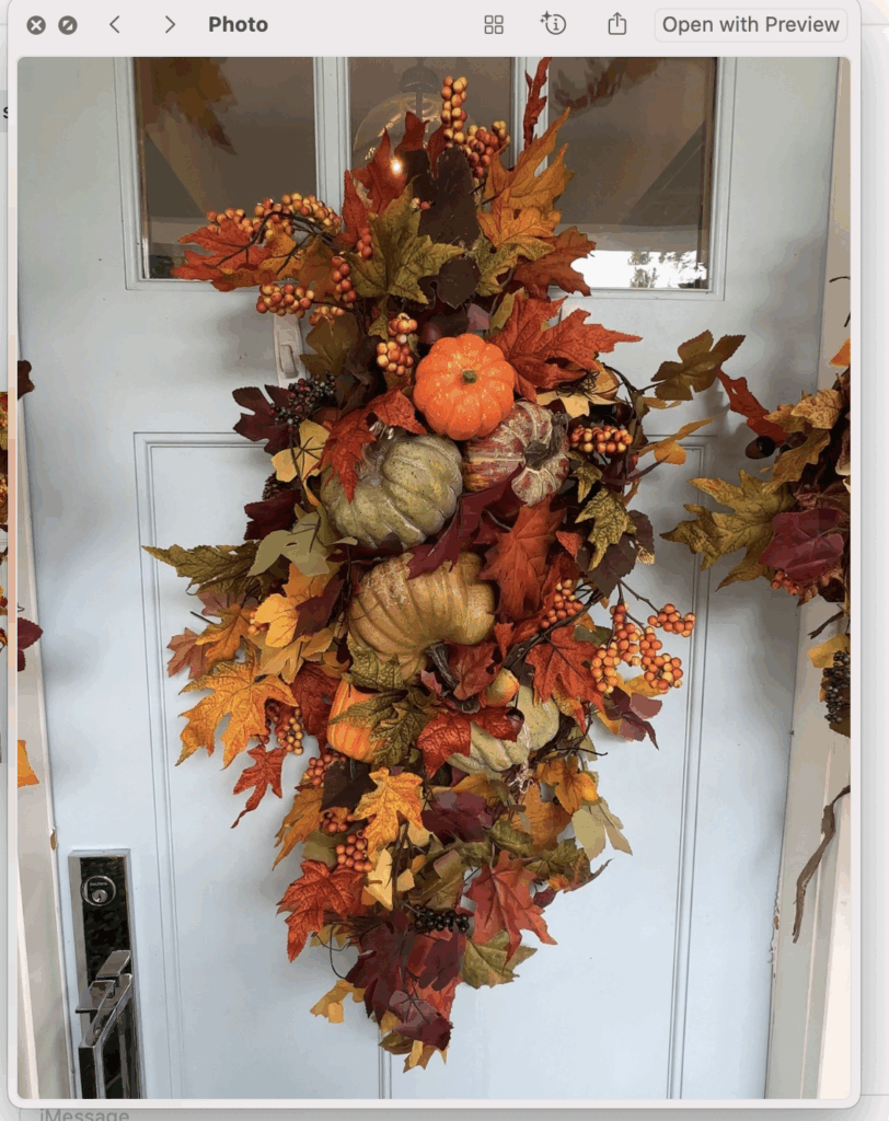How to Make a Fall Swag with my Secret Tip! - Celebrate & Decorate